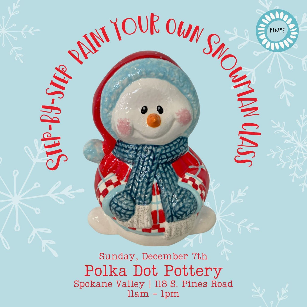 Step-By-Step Paint Your Own Snowman Class | Spokane Valley - 118 S. Pi ...